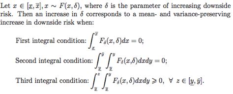 Distributions Third Order Stochastic Dominance Cross Validated