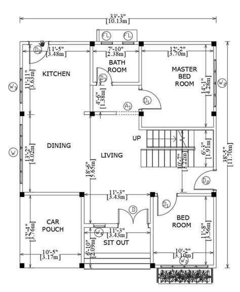 Draw And Redraw Your Sketch Floor Plan In Revit Or Autocad By Cjchami Fiverr