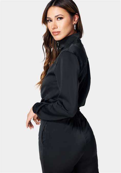 Cargo Zip Front Jacket Bebe