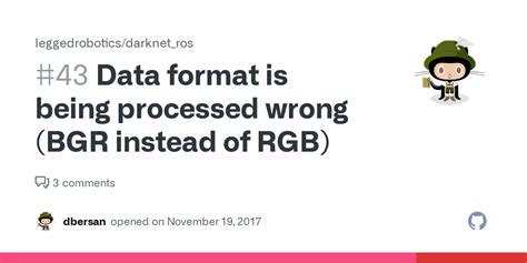 Data Format Is Being Processed Wrong Bgr Instead Of Rgb · Issue 43 · Leggedroboticsdarknet