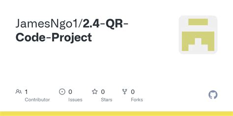 Github Jamesngo124 Qr Code Project