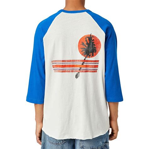 【楽天市場】 Diesel ディーゼル メンズ クラック加工プリント 裾カットオフ 五分袖 七分袖tシャツ カットソー【t Bicolor】【サイズl】【ホワイト×ブルー】die M T F4