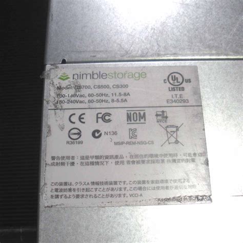 Nimble Storage Cs300 2f 12t 1200f Cs300 12tb Array