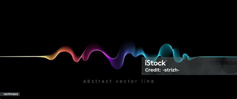 추상 흐르는 물결 모양선 다채로운 동적 웨이브 음악 파티 기술 현대의 개념을위한 벡터 디자인 요소 다중 색상에 대한 스톡 벡터 아트 및 기타 이미지 Istock