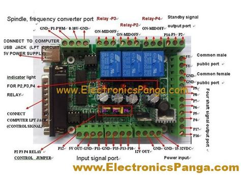 Mach3 Interface Board Diy Cnc 6 Axis Breakout Board Star International