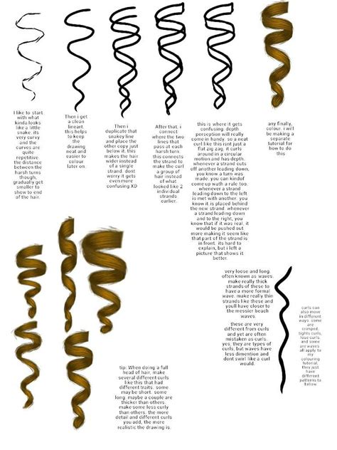 How To Draw Curly Hair How To Draw Amino
