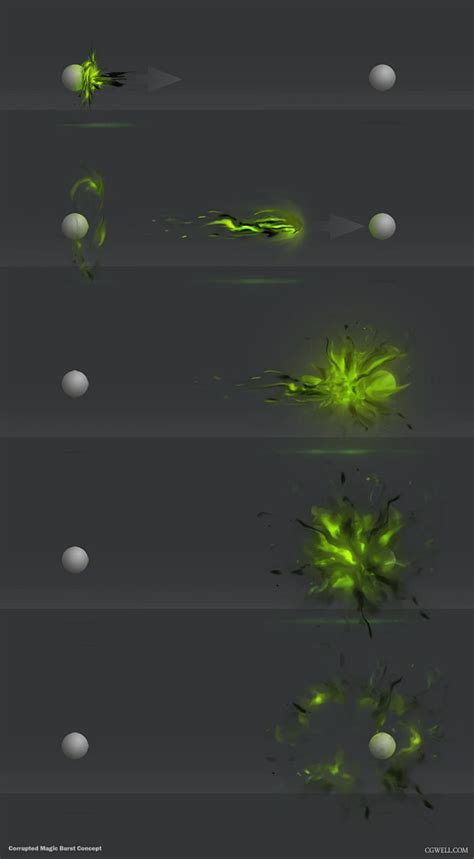 Cgwell国外大神超六的ue4特效作品，附设计稿~40 作者 灵动像素 帖子id 100656 花瓣网