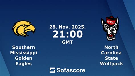 Southern Mississippi Golden Eagles North Carolina State Wolfpack 比分直播和