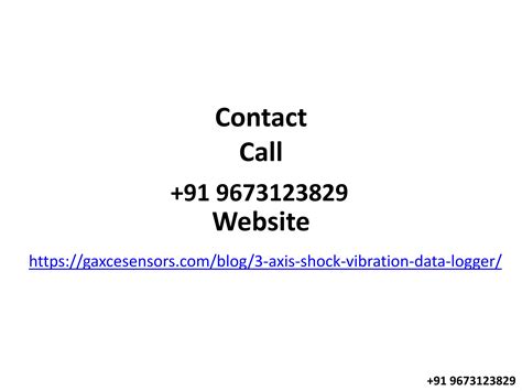 3 Axis Shock And Vibration Data Logger Ppt