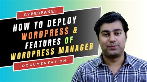 11th Video How To Deploy Wordpress And Features Of Wordpress Manager Youtube