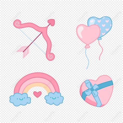 발렌타인 데이 요소 Png 일러스트 무료 다운로드 Lovepik
