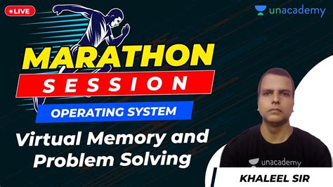 Virtual Memory And Operating Systems Gate Previous Year Questions Marathon Session Gate Cse