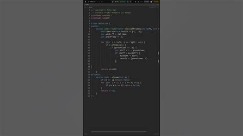 🎀leetcode Problem 2523🎀 Closest Prime Numbers In Range Youtube