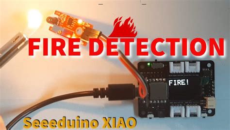 Fire Detection Using Seeeduino Xiao Expansion Board And Flame Sensor