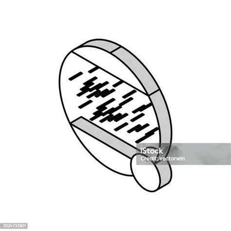 피부 알레르기 및 접촉 피부염 클리닉 Isometric 아이콘 벡터 일러스트 레이 션 건강 모니터링에 대한 스톡 벡터 아트 및