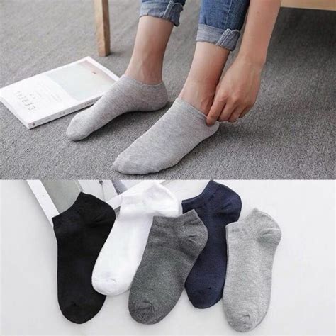 Jual 3 6 Pasang Kaos Kaki Pria Wanita Dewasa Polos Semata Kaki Kaos Kaki Unisex Shopee