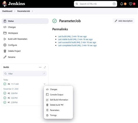 Parameterized Jobs In Jenkins GeeksforGeeks
