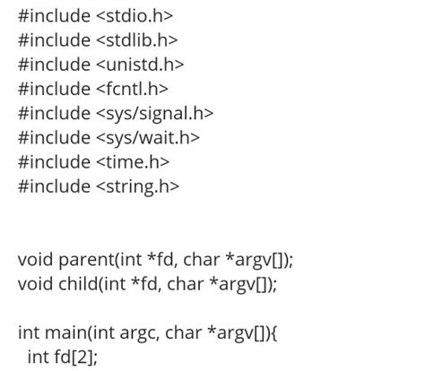 Solved The Program Pipe Program Given Within This Folder
