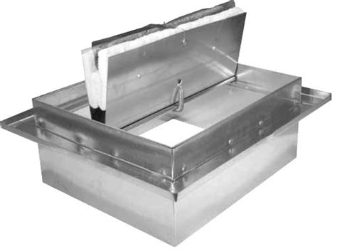 Ceiling Radiation Fire Damper Installed Plenum Sleeve