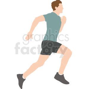 Man Running Vector Illustration Running Vector Running Illustration Clip Art