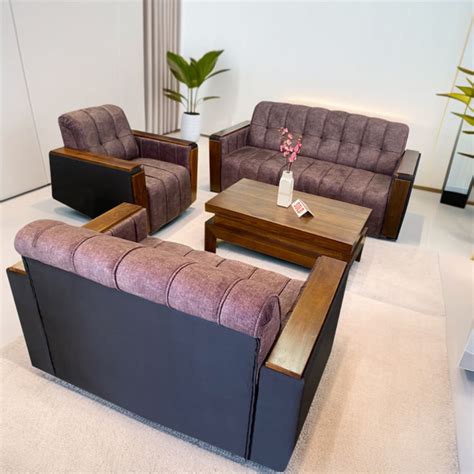 Matrige Stylish Rebounded Sofa 321 Woood Hand Darazlk