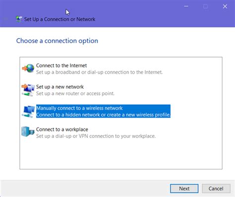 How to add network manual in windows تذكرة نت
