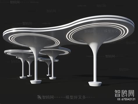 Modern Building Component 3d Model Download Model Id675542121 1miba