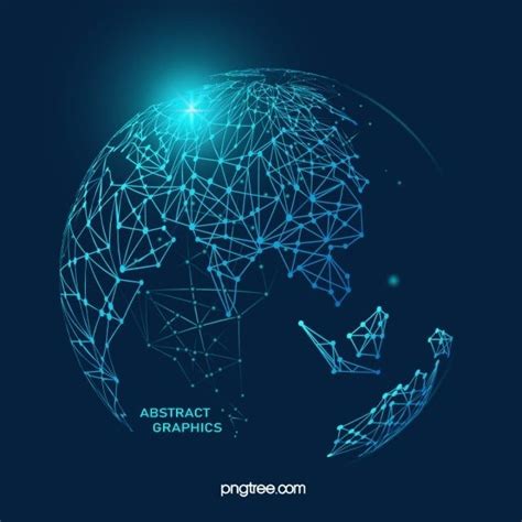 네트워크 데이터 지구 조명 효과 회로망 지구 데이터 Png 일러스트 및 벡터 에 대한 무료 다운로드 Pngtree