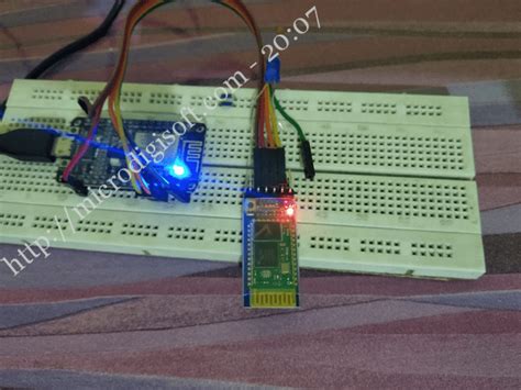 Bluetooth Module Controlling An Led With Esp8266