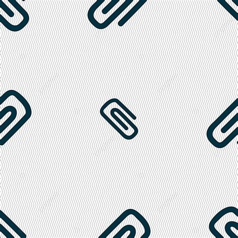 Geometric Texture Seamless Pattern Featuring A Cliptopaper Icon In