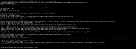 Electron Packager Is Not Recognized As An Internal Or External Command · Issue 190