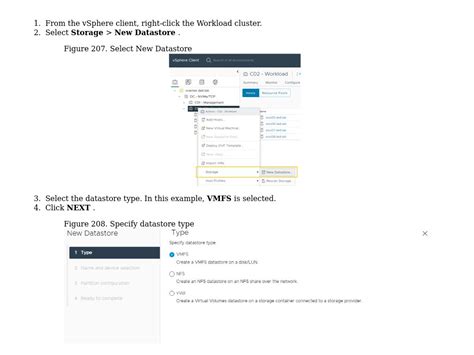 Create Datastore For Esxi Host Smartfabric Storage Software
