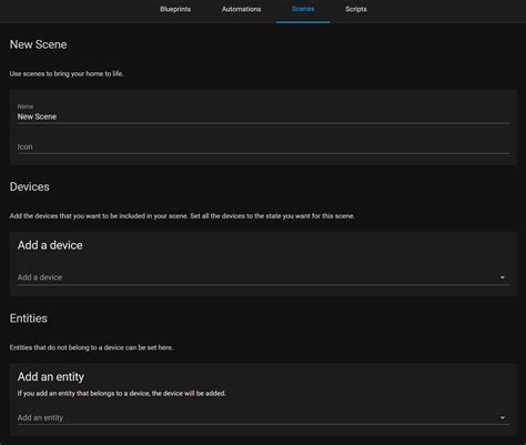 Entities In Add Scene Configuration Home Assistant Community