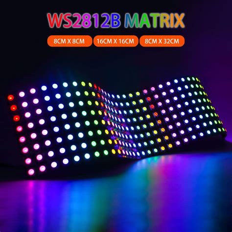 Ws2812b Rgb Matrix Led Panel Light Ws2812 Digital Flexible Individually