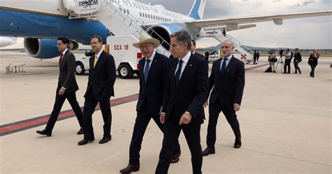 Antony Blinken Secretario De Estado De Estados Unidos Llegó A México Y Claro Que Aterrizó En