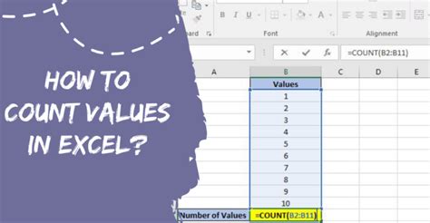 How To Count Values In Excel Earn And Excel