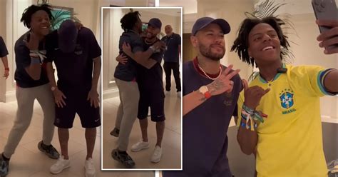 Ishowspeed Meets Neymar After Psg Vs Al Nassr Game Football