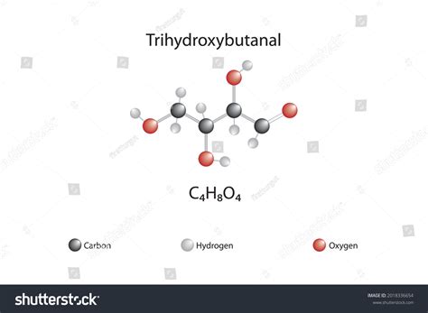 Molecular Formula Trihydroxybutane Chemical Structure Trihydroxybutane