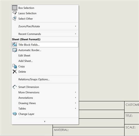 Edit Your Solidworks Title Block On The Fly Without Custom Properties