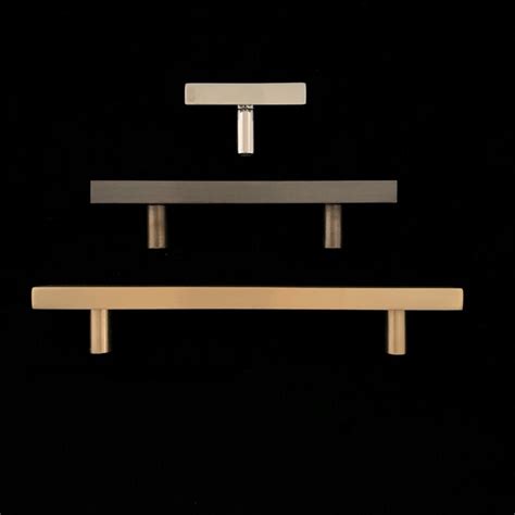 Solid Brass Rectangle Pulls Etsy