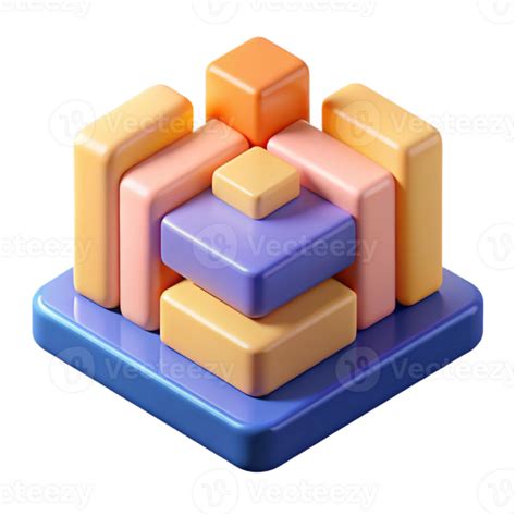 Quintessential Vintage Abstract Composition Of Rectangular Shapes Clean Lines With Scalable