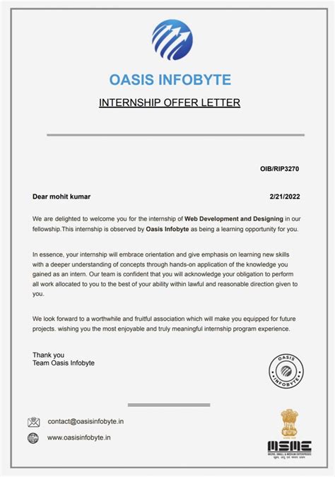 Mohit Kumar On Linkedin Oasisinfobyte Webdevelopment Internship