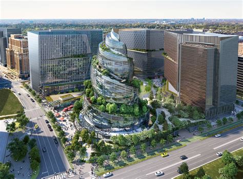 Headquarters Helix Amazon Reveals Eye Catching Office Tower Proposal