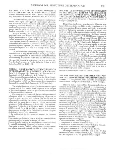 Pdf Ab Initio Structure Determination By The Maximum Entropy And Likelihood Method Using