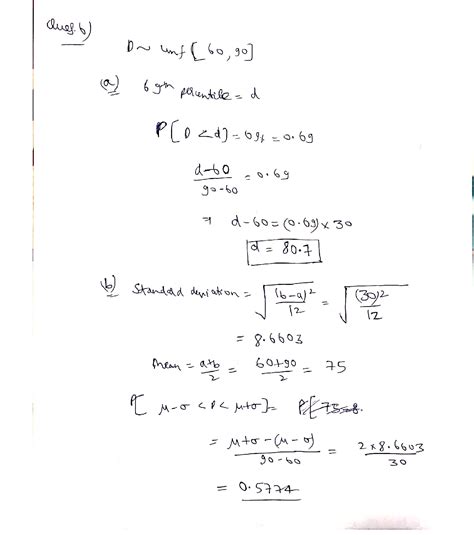 Solved 6 Suppose That The Random Variable D Has Continuous Uniform Distribu Tutorbin