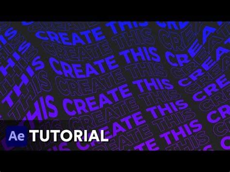 HOW TO MAKE LOOPING BACKGROUNDS IN AFTER EFFECTS After Effects Music Visualization Motion