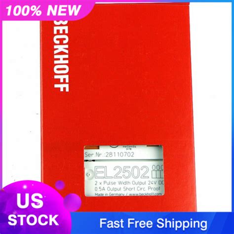 1pcs New In Box Beckhoff El2502 Plc Module Fast Shipping Ebay