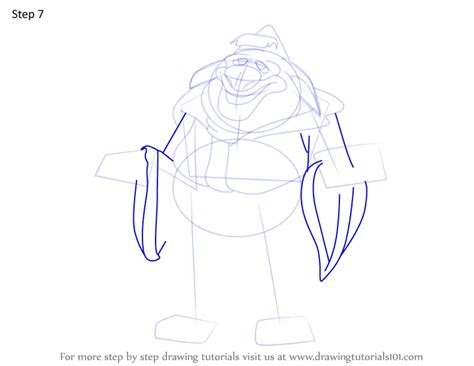 How To Draw Thelonious From Sonic Underground Sonic Underground Step By Step