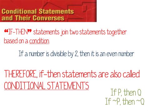 Geometry Conditional Statements And Their Converse Pdf Physics