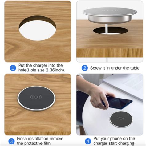 Inbouw Draadloze Oplader Met Usb Poorten Universeel Voor Elke Smartphone Snel En Gemakkelijk